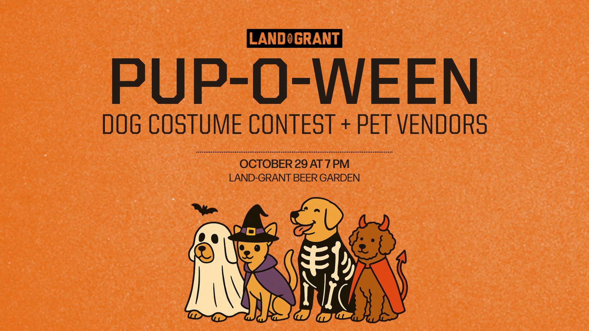 Pup-O-Ween: Dog Costume Contest | Land-Grant Brewing Company